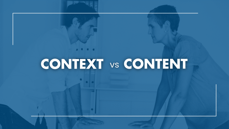 Context vs Content - ActionCOACH Bluegrass